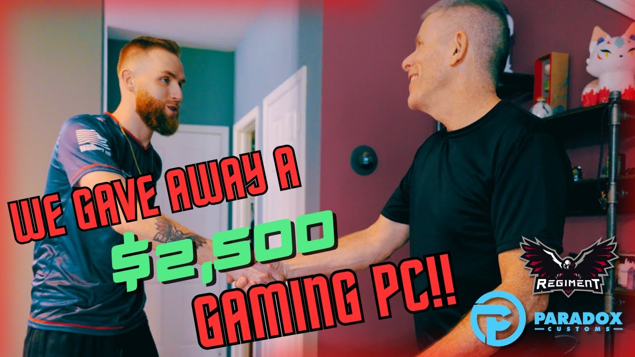 Eric, $2,500.00 PC Giveaway Winner! – REGIMENT